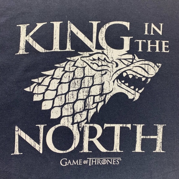 HBO | Shirts | Official King In The North Hbo Shirt | Poshmark